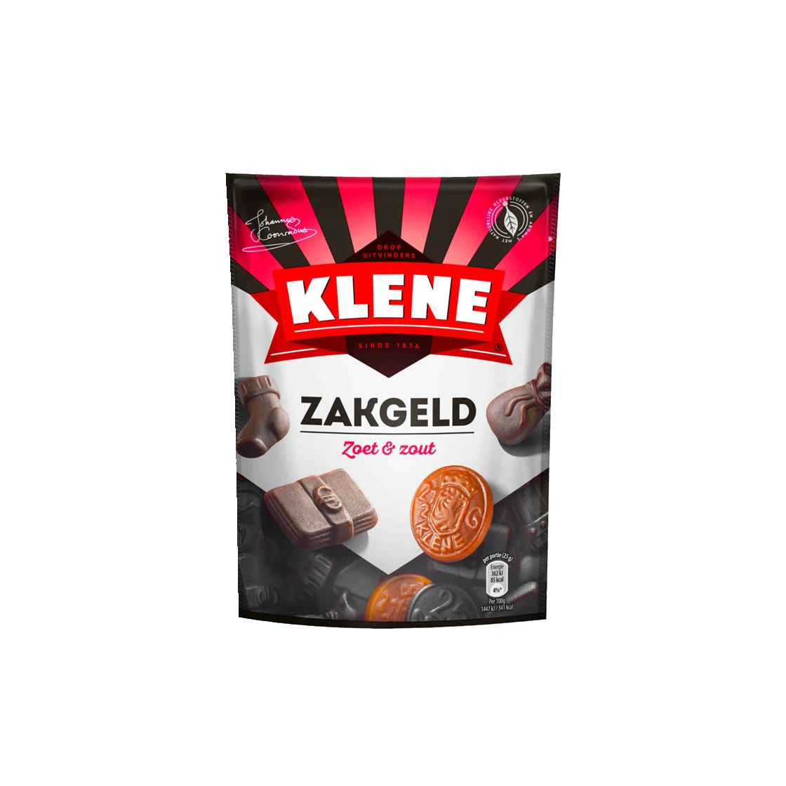Klene Zakgeld Zoet & Zout 210g