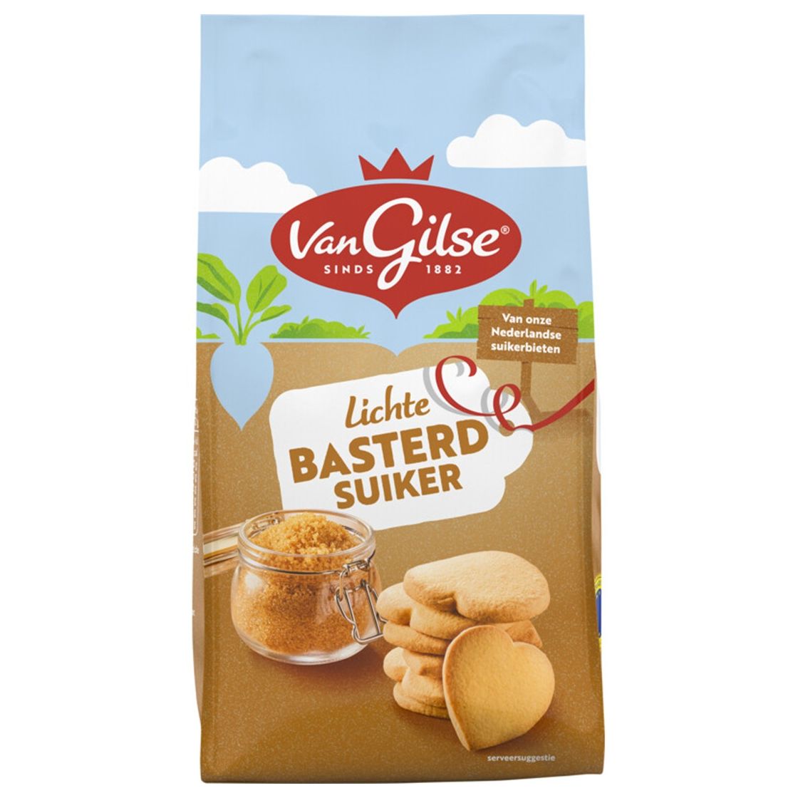 Van Gilse Lichte Basterdsuiker 0,6 Kg