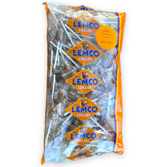 Lemco Lollies Salmiak 150 st.