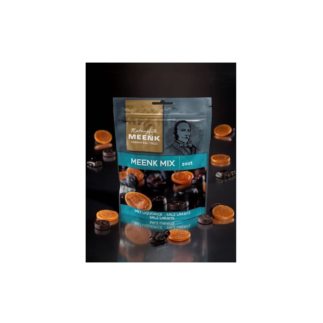 Meenk Mix Drop zout 225g