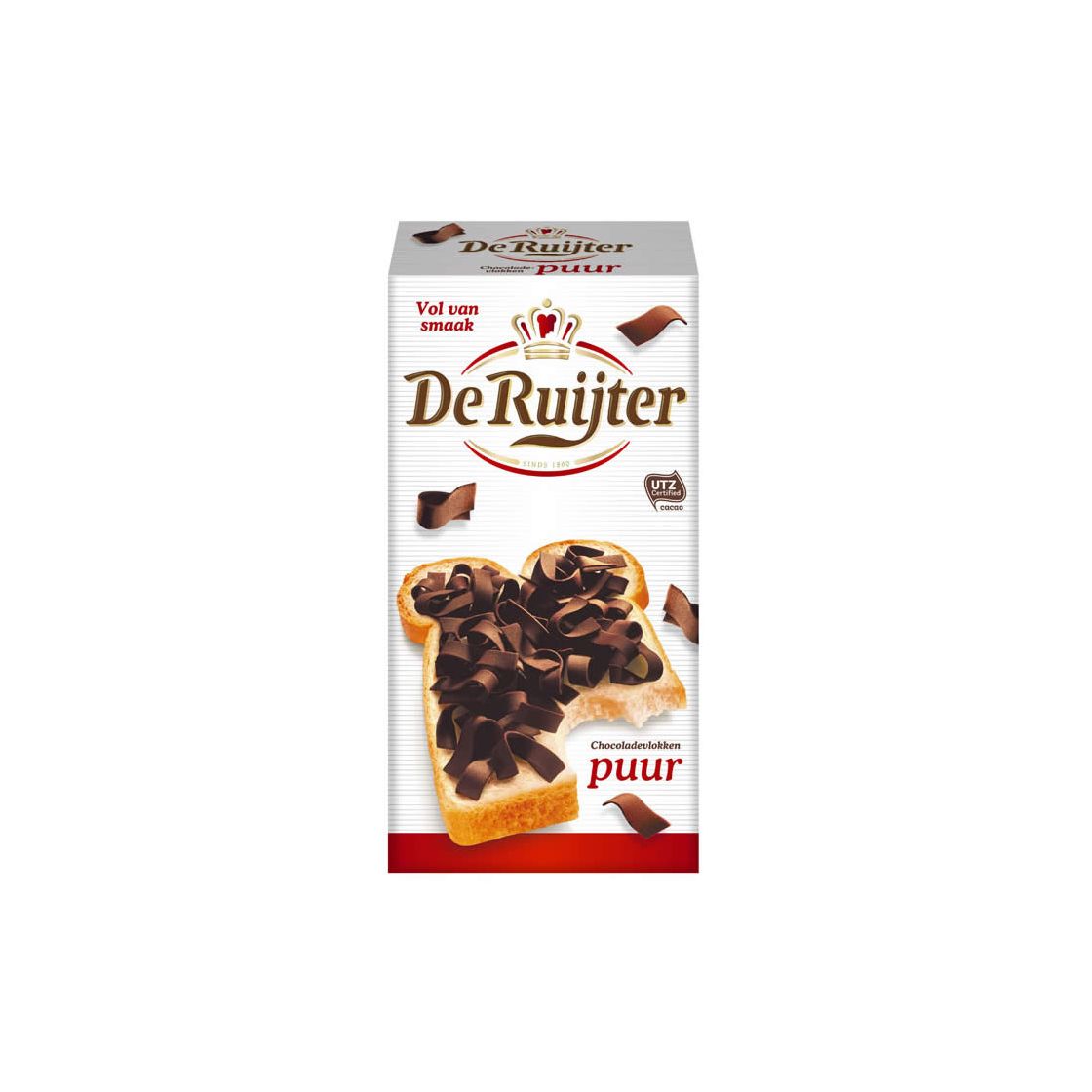 De Ruijter Vlokken chocolade puur I Online bestellen I Hollandshop