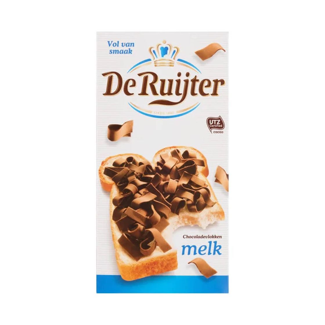 De Ruijter Chocolade Vlokken Melk 200g