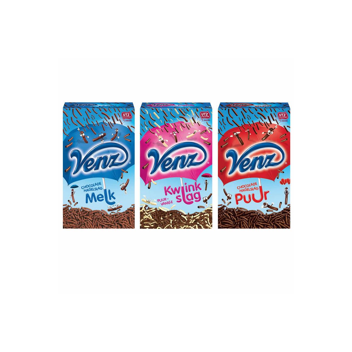 Voordeelpaket Venz Hagelslag 3 x 400 g