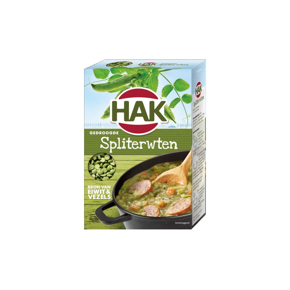 Hak Nederlandse gedroogde spliterwten 500g