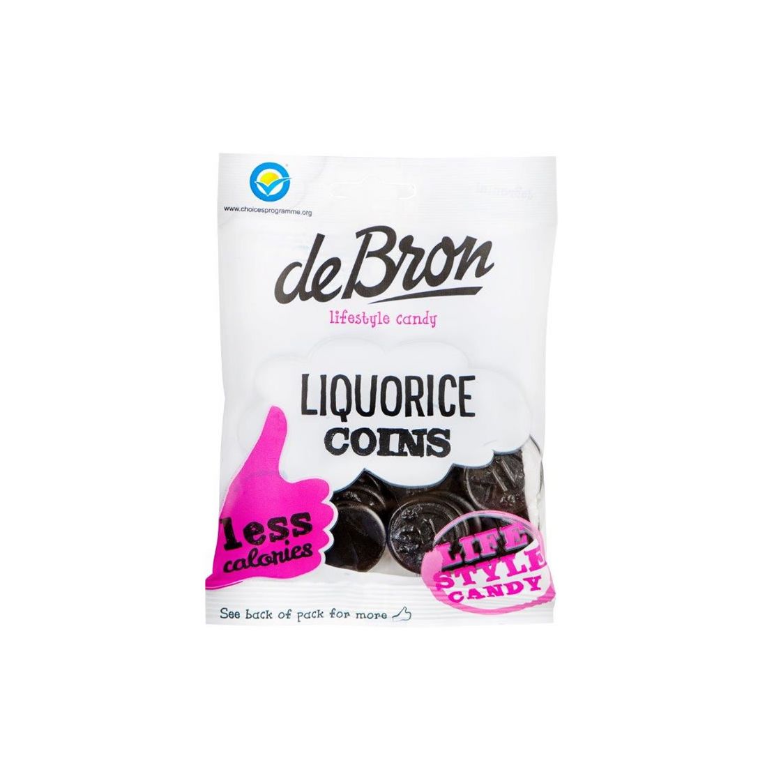 De Bron Muntdrop Zoete drop suikervrij 100g