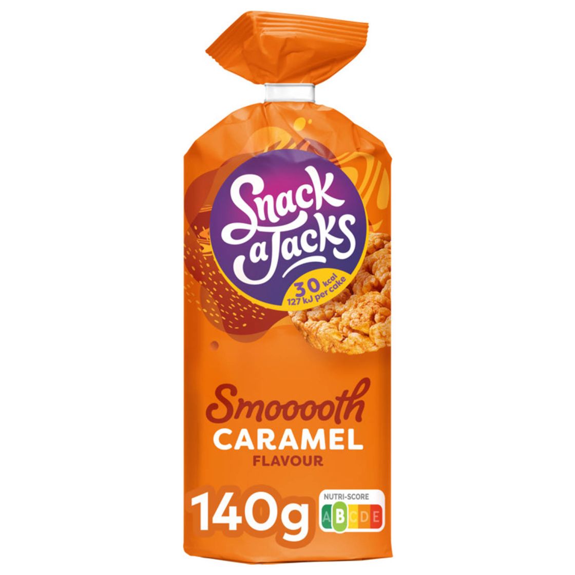 Snack a Jacks Smooth Caramel 140g
