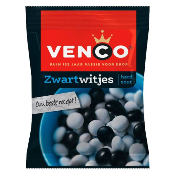 Venco Zwartwitjes drop I Hard & Zout I Dropjes kopen