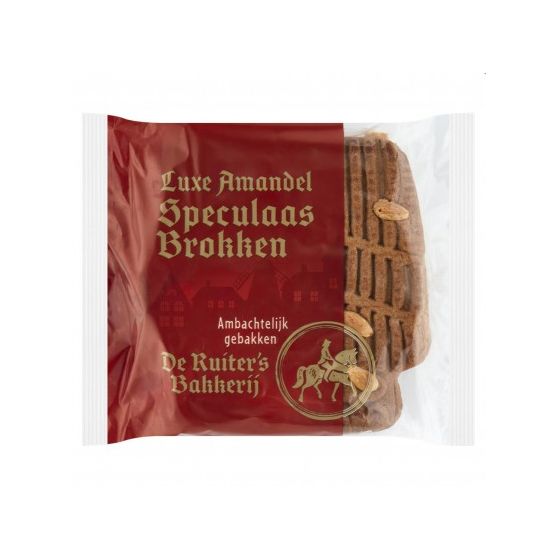 De Ruiter's Bakkerij Luxe Amandel Speculaas Brokken 450g