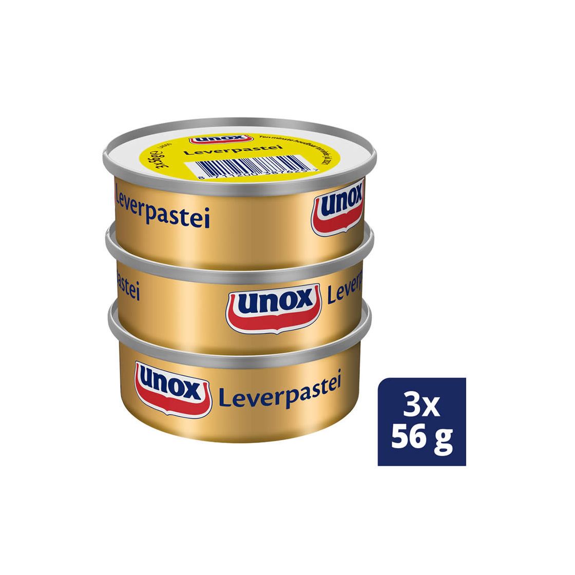 Unox Leverpastei 3 * 56g