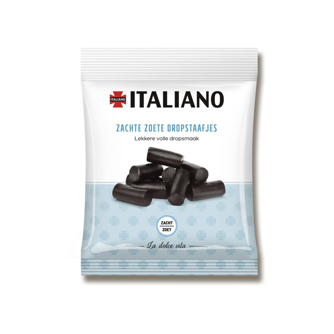 Italiano Zachte Zoete Dropstaafjes 200g