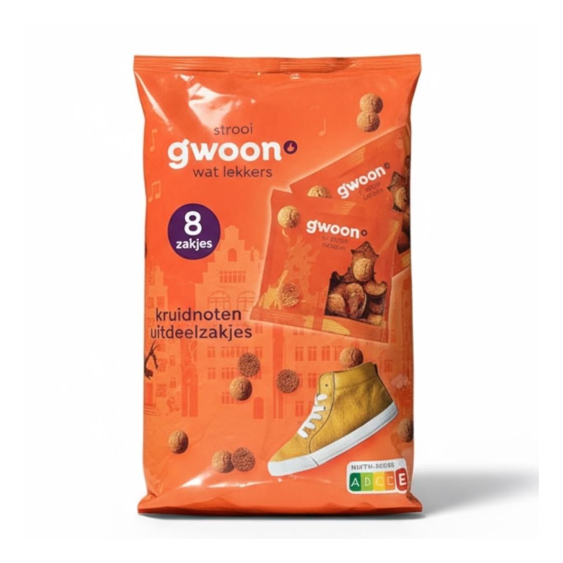 G'woon Kruidnoten Multipack 8 x 50g