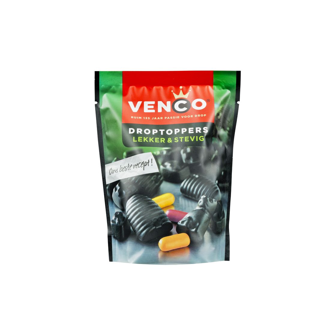 Venco Droptoppers Lekker & Stevig Drop Mix 215g